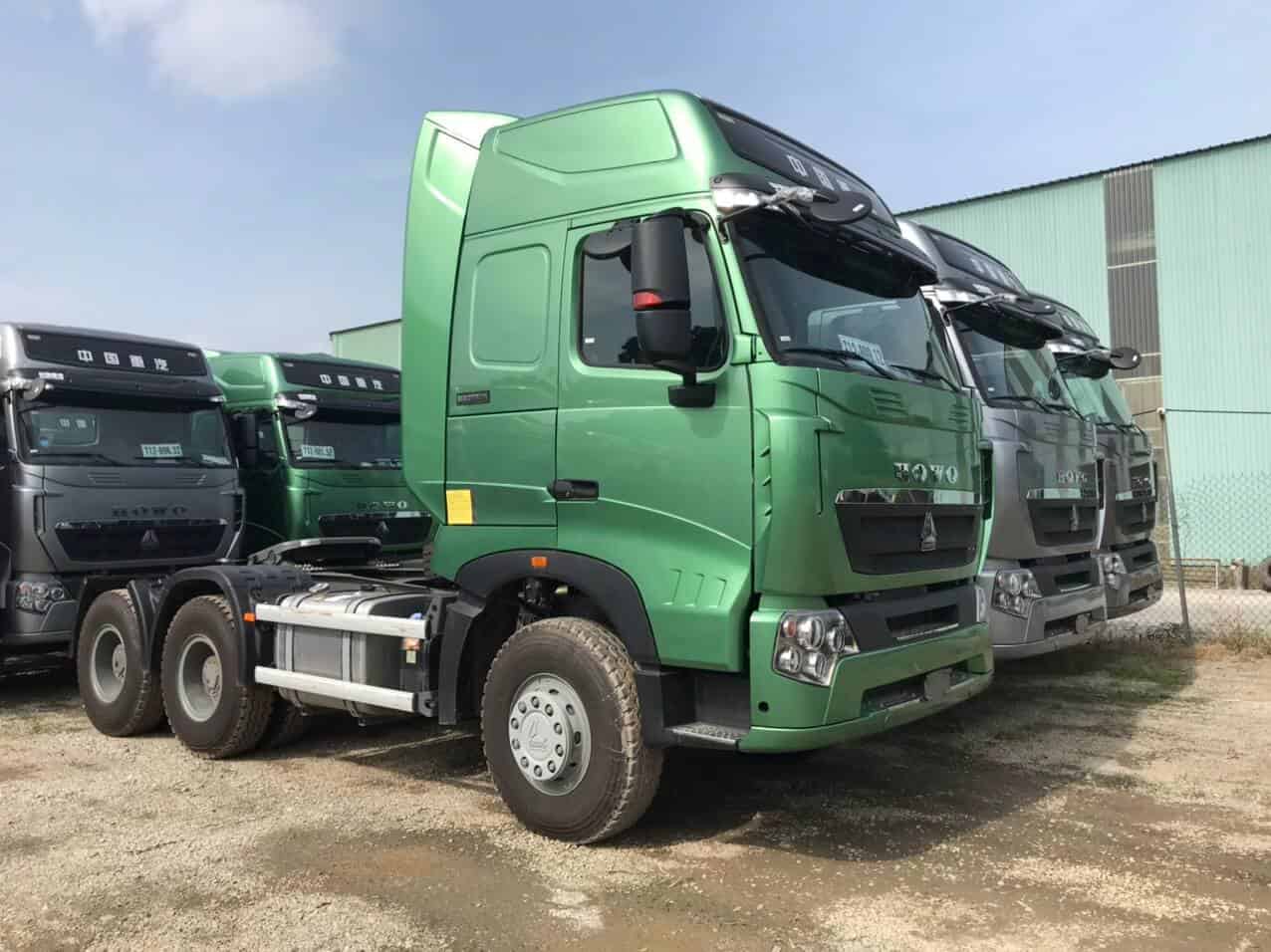 Xe Đầu Kéo Howo A7 380 HP Cầu Dầu Nhập Khẩu - Howohanoi.com